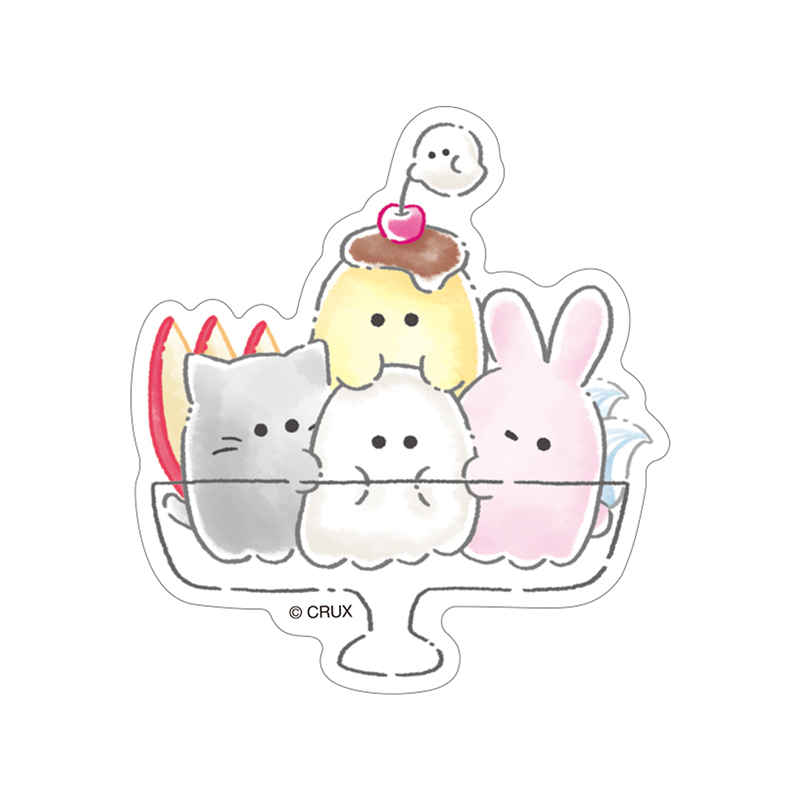 CRUX(クラックス) 2024AW 新作 オバケーヌ デコペタ耐光・耐水 クリアシール プリン | 【webで直接仕入れ】雑貨 卸・雑貨 仕入れならパディスマーケット 本店